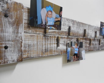 Multi Picture Frame / Holder / Rustic / Shabby Chic Wall | Etsy