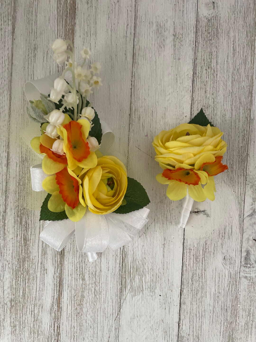 Spring Mixed Corsage and Boutonniere-ready TO SHIP - Etsy