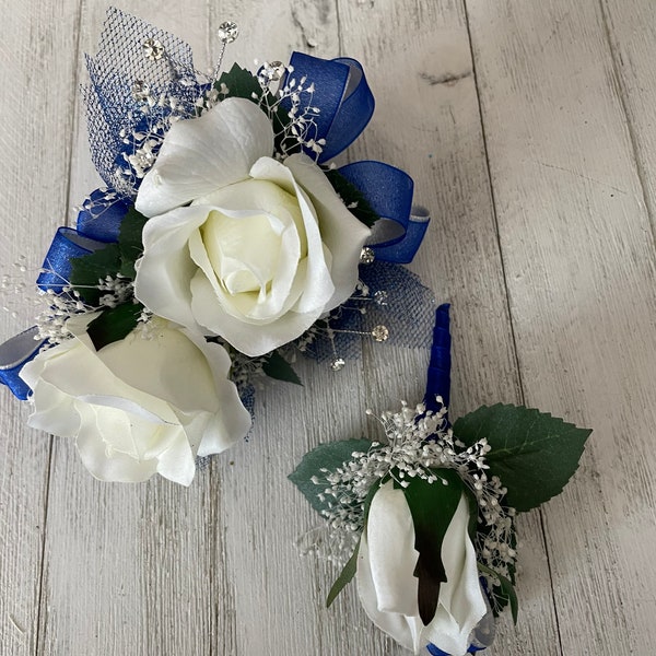 Blue Corsage - Etsy