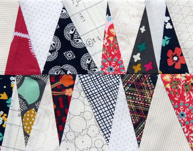 Wonky Triangles Paper Piecing Pattern - PDF File - Etsy