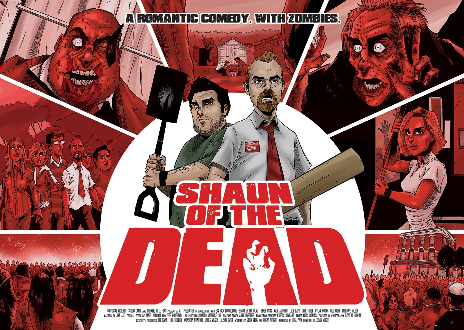 Shaun Of The Dead Movie Poster
