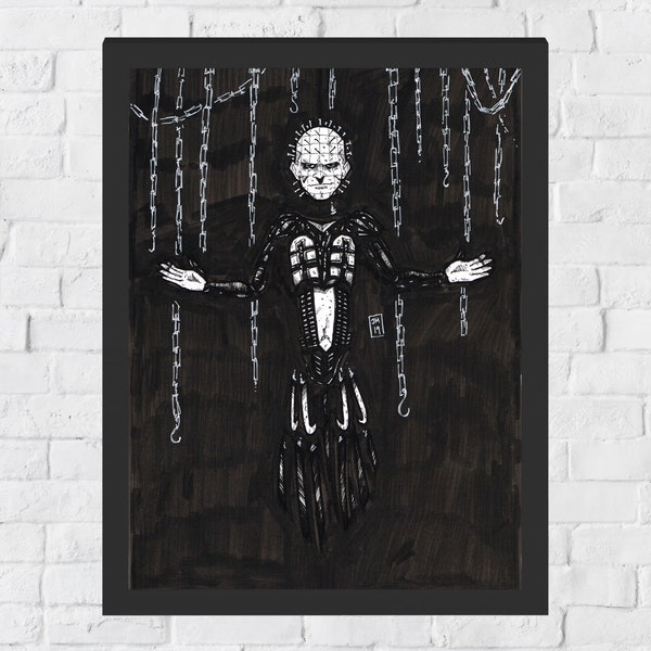 Hellraiser Drawing - Etsy