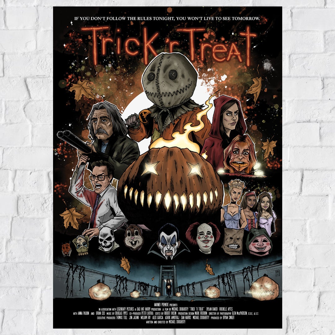 Trick R Treat Alternative Movie Poster Print Etsy
