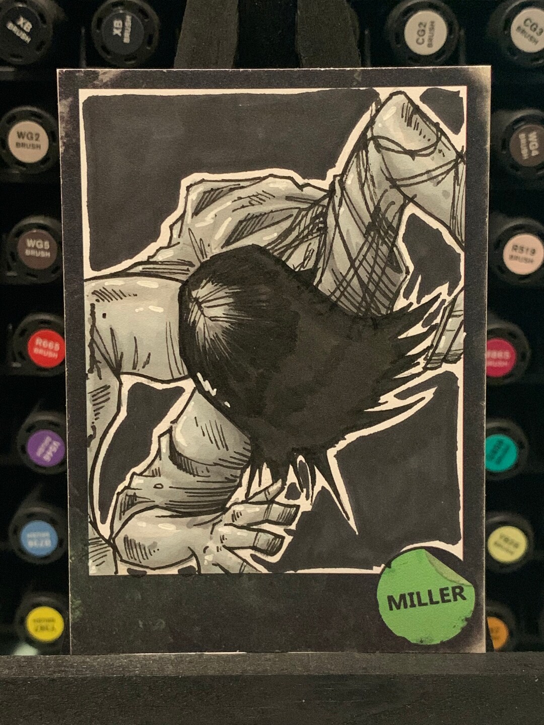 Sadako the Ring Horror Sketch Card Original Art - Etsy