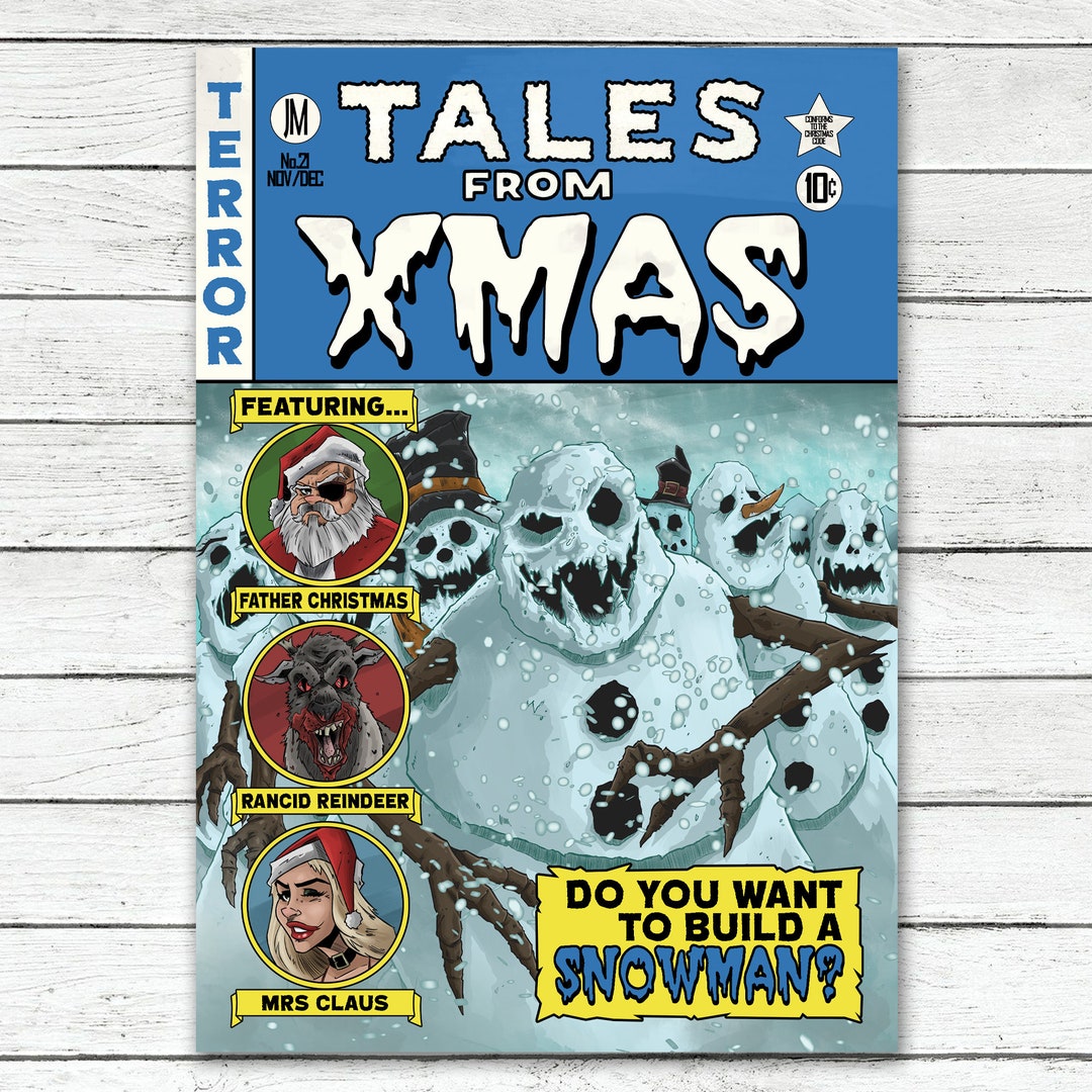 Tales From Xmas SNOWMEN Variant Christmas Greetings Cards Horror Comic ...