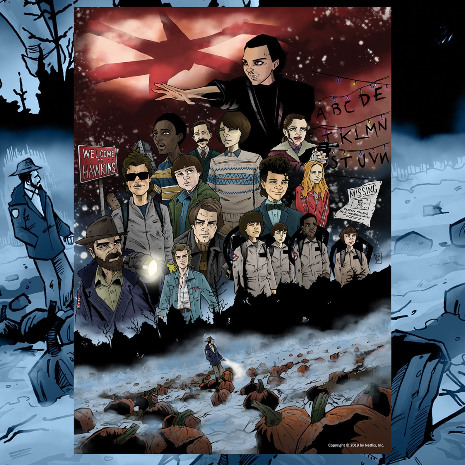 Stranger Things Netflix Officially Licensed Print - Etsy