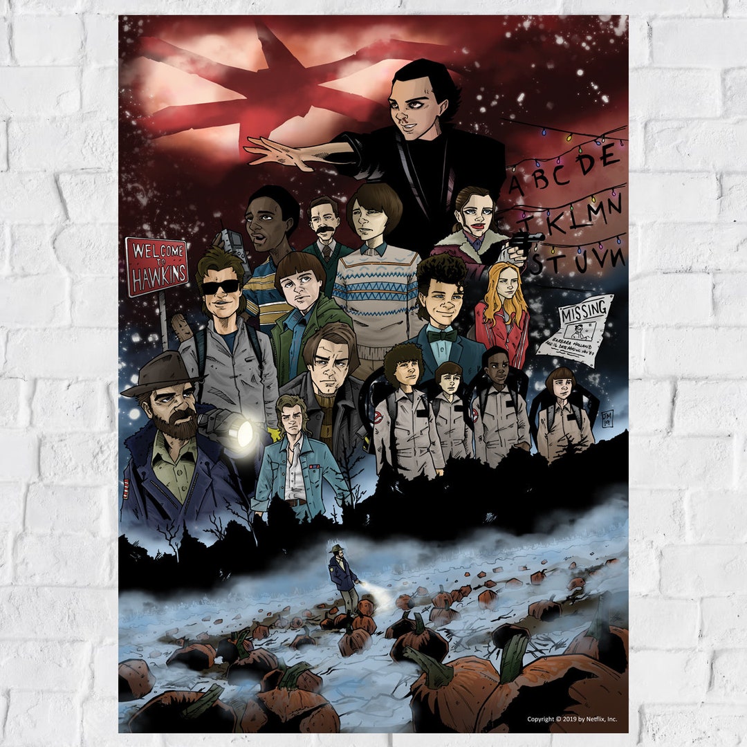 Stranger Things Netflix Officially Licensed Print - Etsy