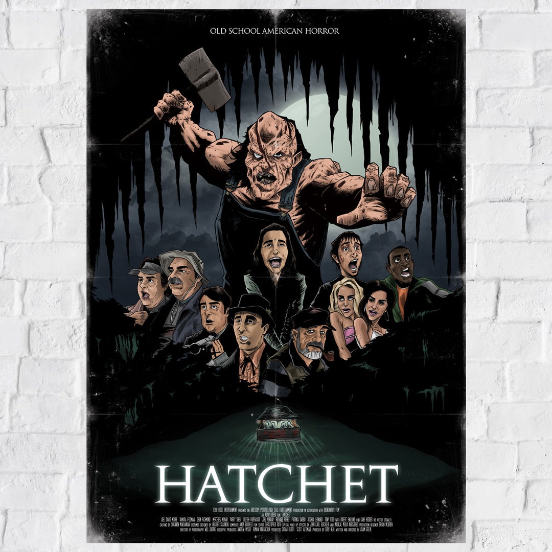 Hatchet Alternative Movie Poster Print Horror - Etsy