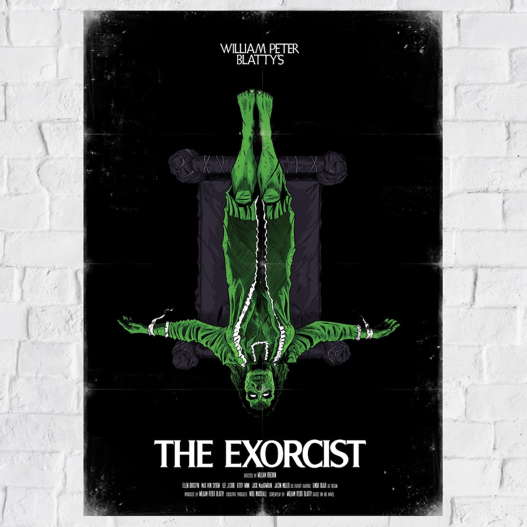 Exorcist Alternative Movie Poster Print Horror - Etsy