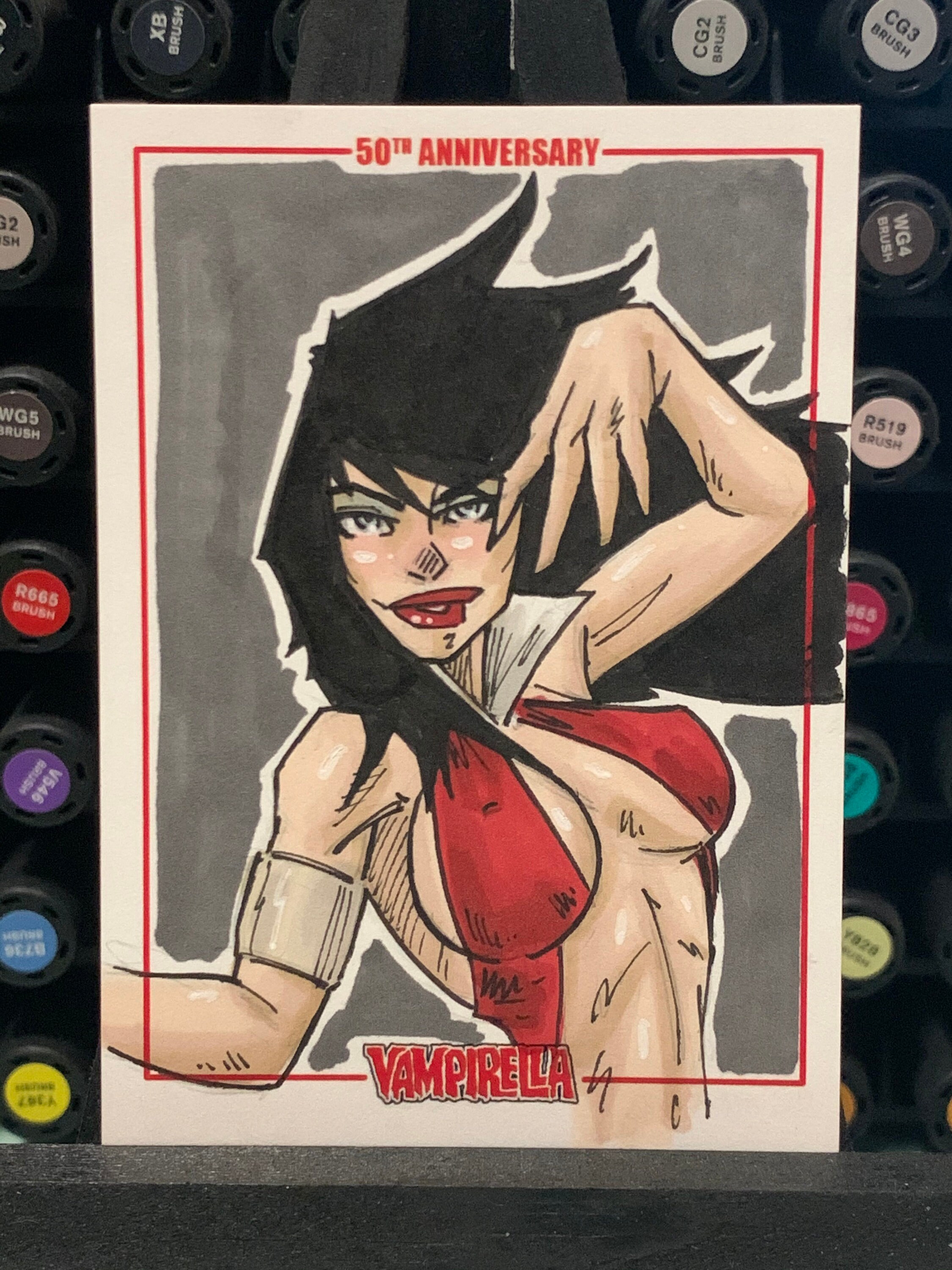 Official Dynamite Comics 50th Anniversary VAMPIRELLA Art | Etsy