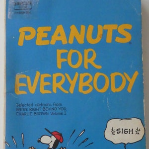 Paperback Book-peanuts for Everybody- by Charles M. Schulz-1964-teen ...