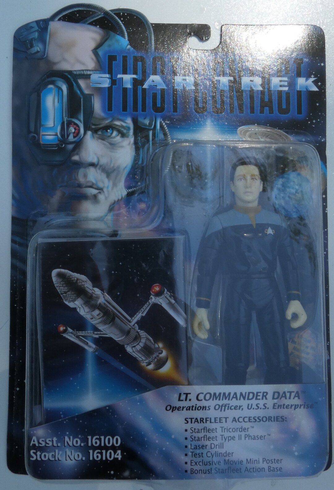 Star Trek Action Figure- LT. Commander Data-the Next Generation- 1996 ...