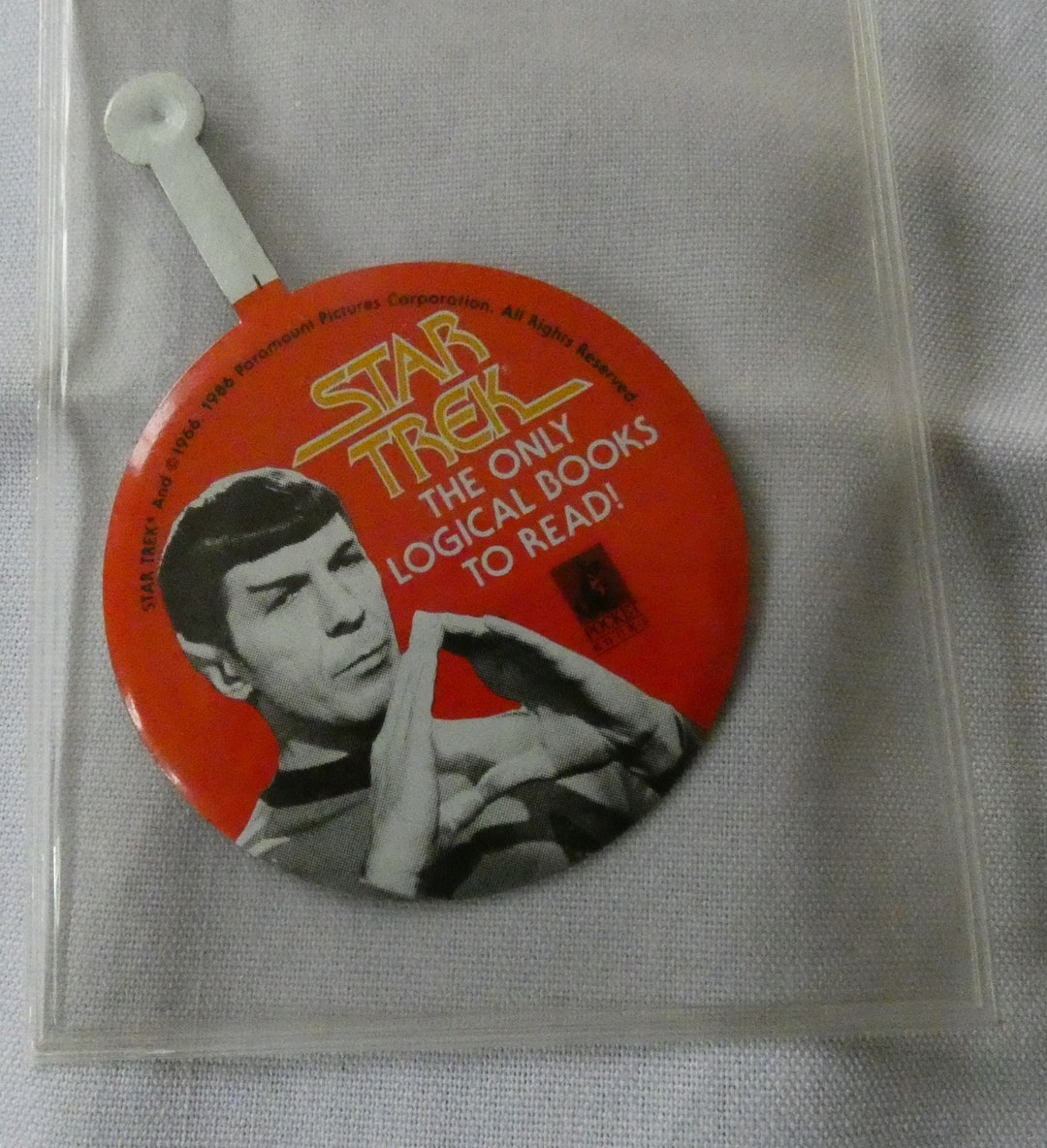 Spock Pin- 1964-star Trek-logical Books to Read-trekkie Gift- Sci Fi ...