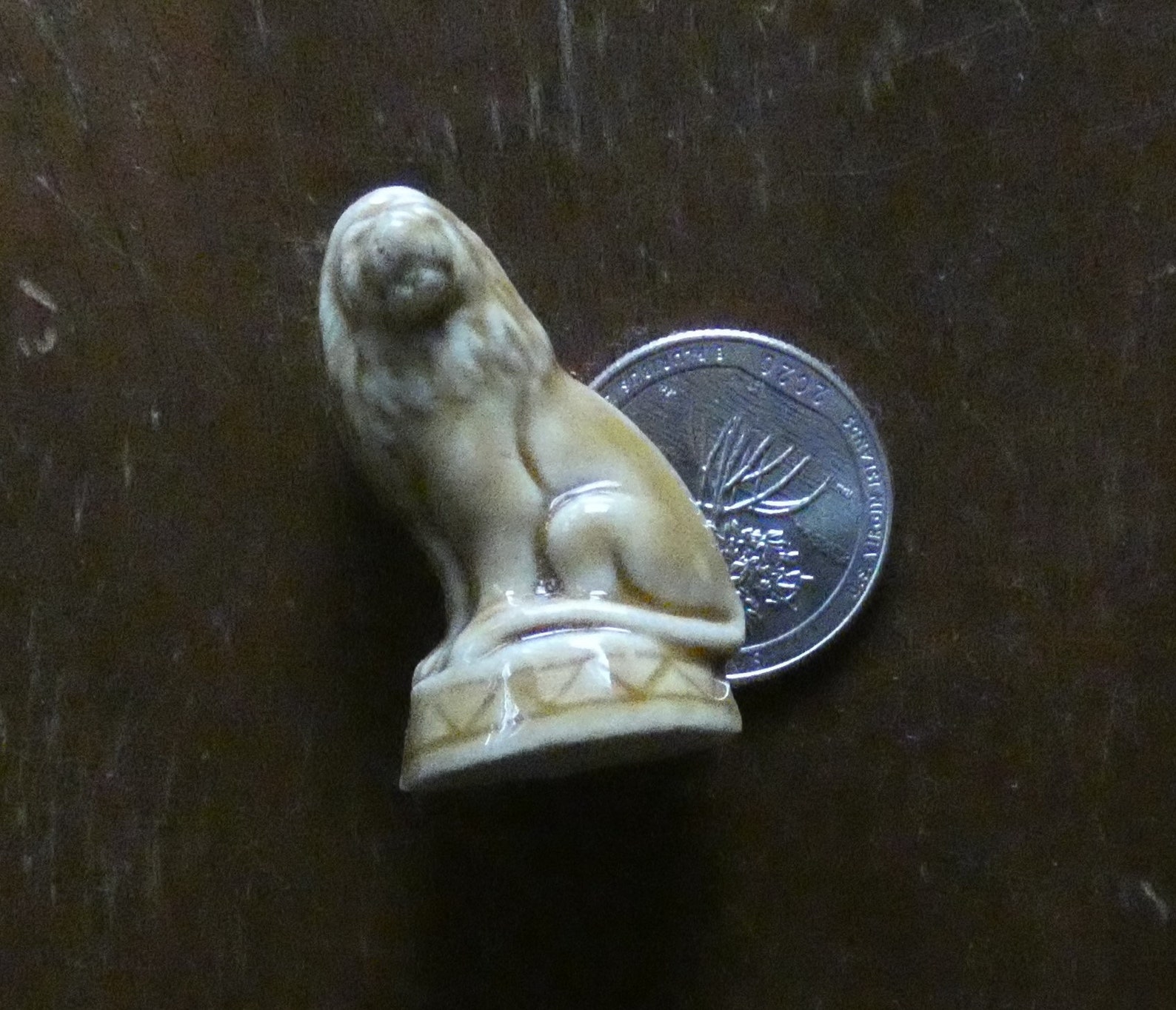 Three Circus Figurines-wades-ring Master-lion- Chimp W/cup-kids Reward ...