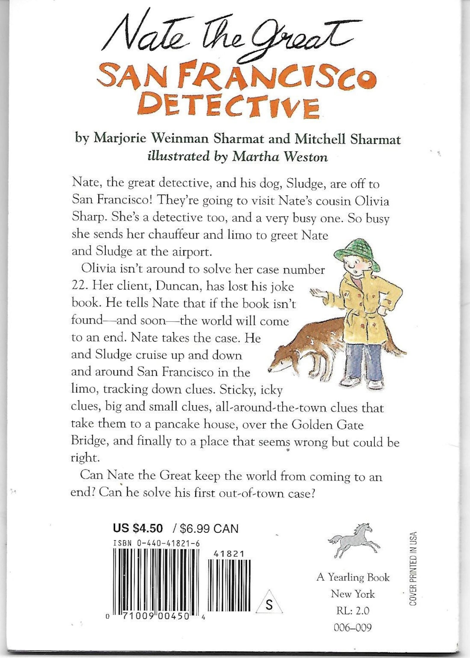 Book-nate the Great-san Francisco Detective-hanukkah Gift - Etsy