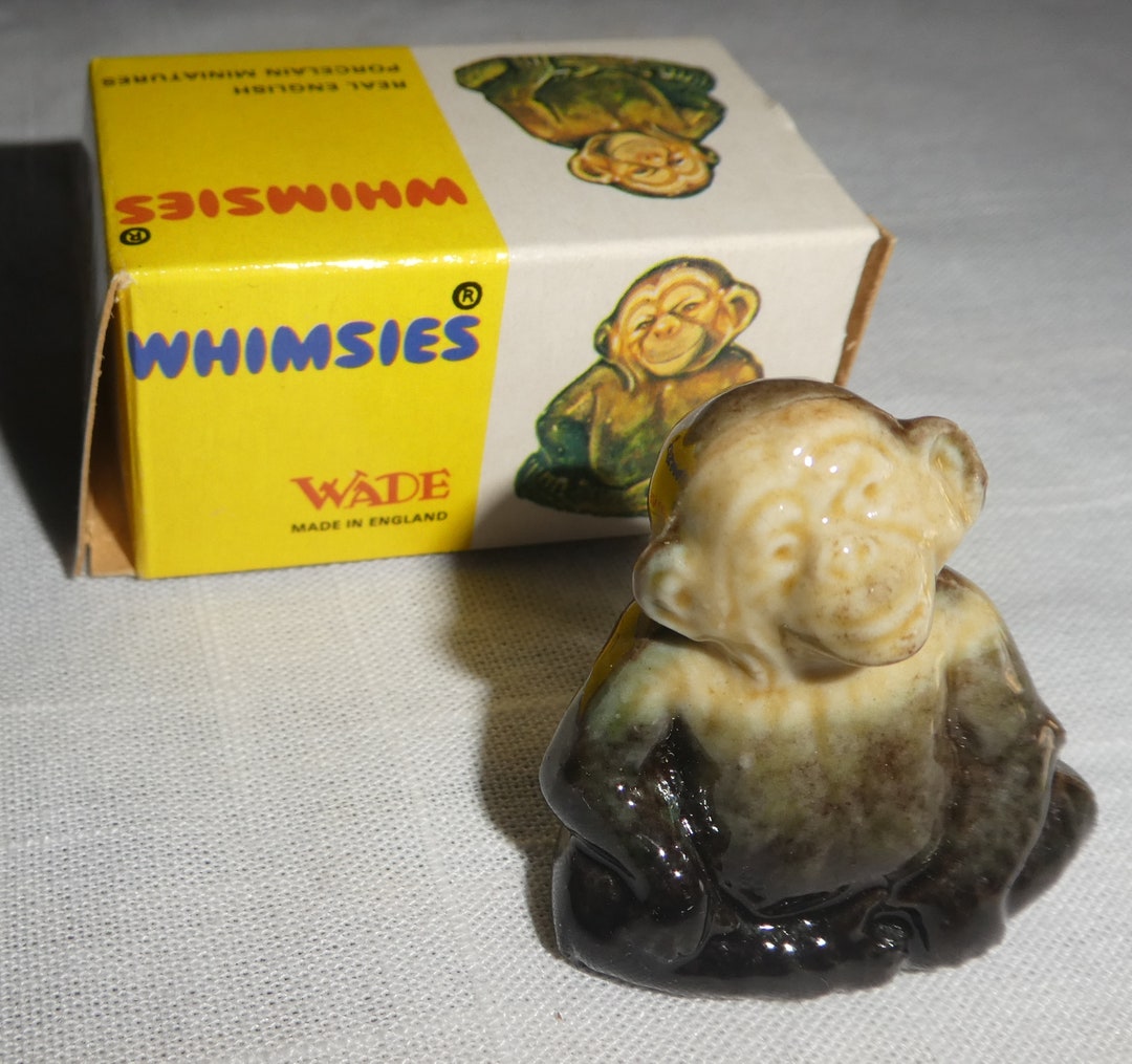 Figurine-chimpanzee-original Box-brown wade-birthday-africa-maximalist ...