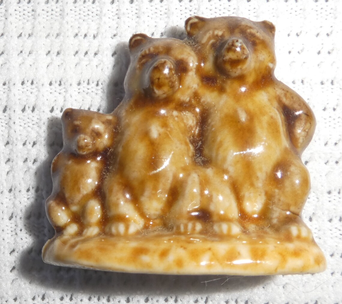 Animal Figurine-three Bears wade birthday Gift Grandma - Etsy