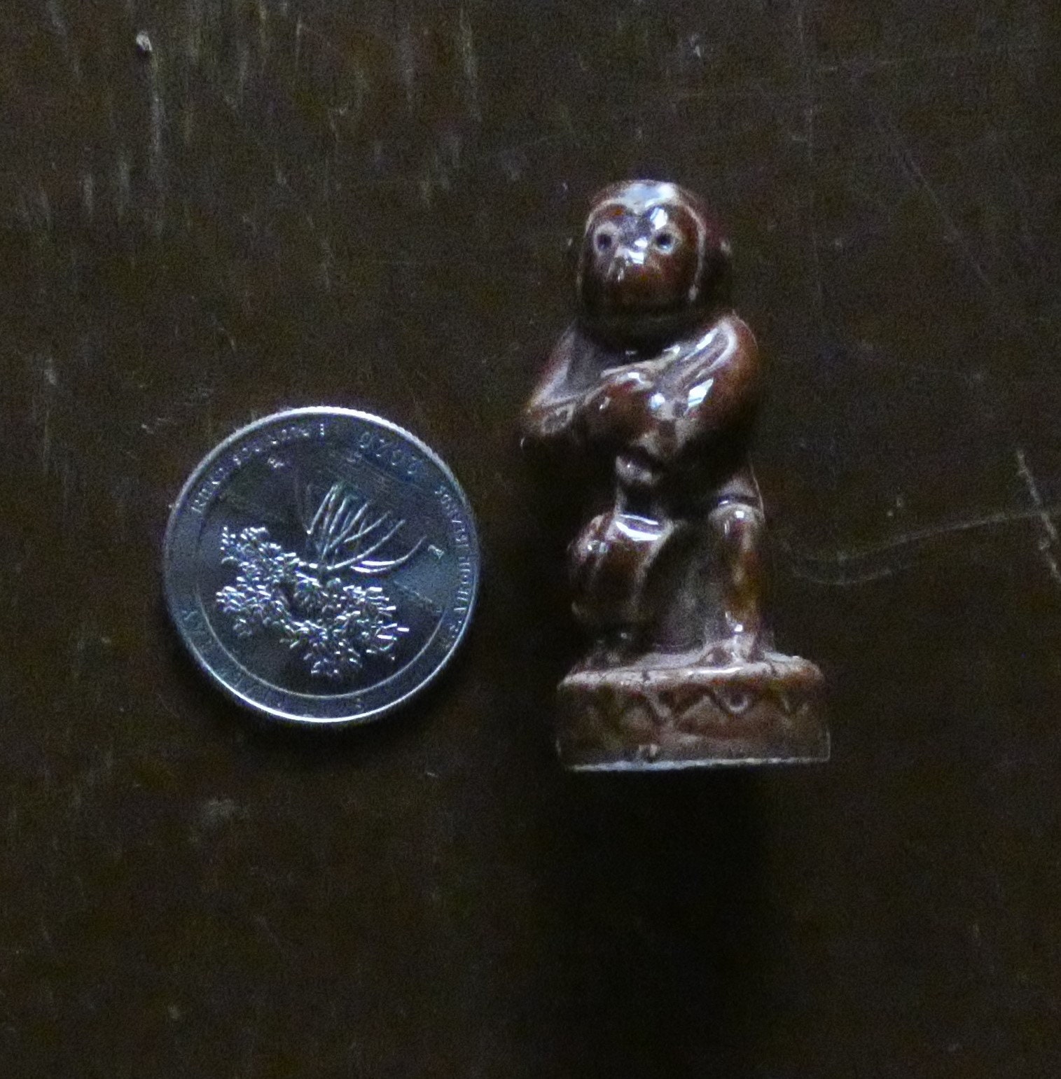 Three Circus Figurines-wades-ring Master-lion- Chimp W/cup-kids Reward ...