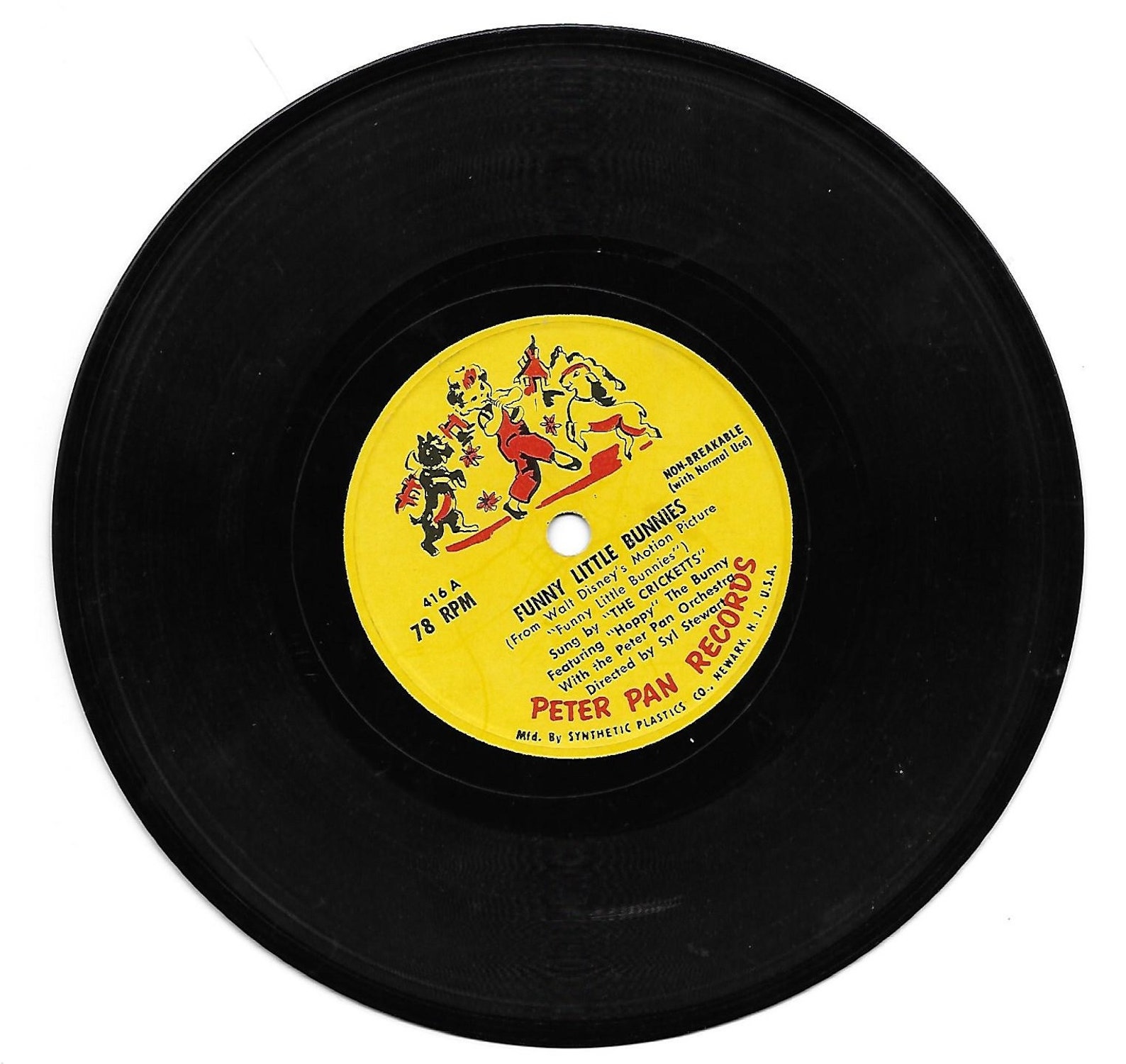 Vinyl Record-easter-silly Easter Bonnet- Linda Barrie-78 Rpm Record ...