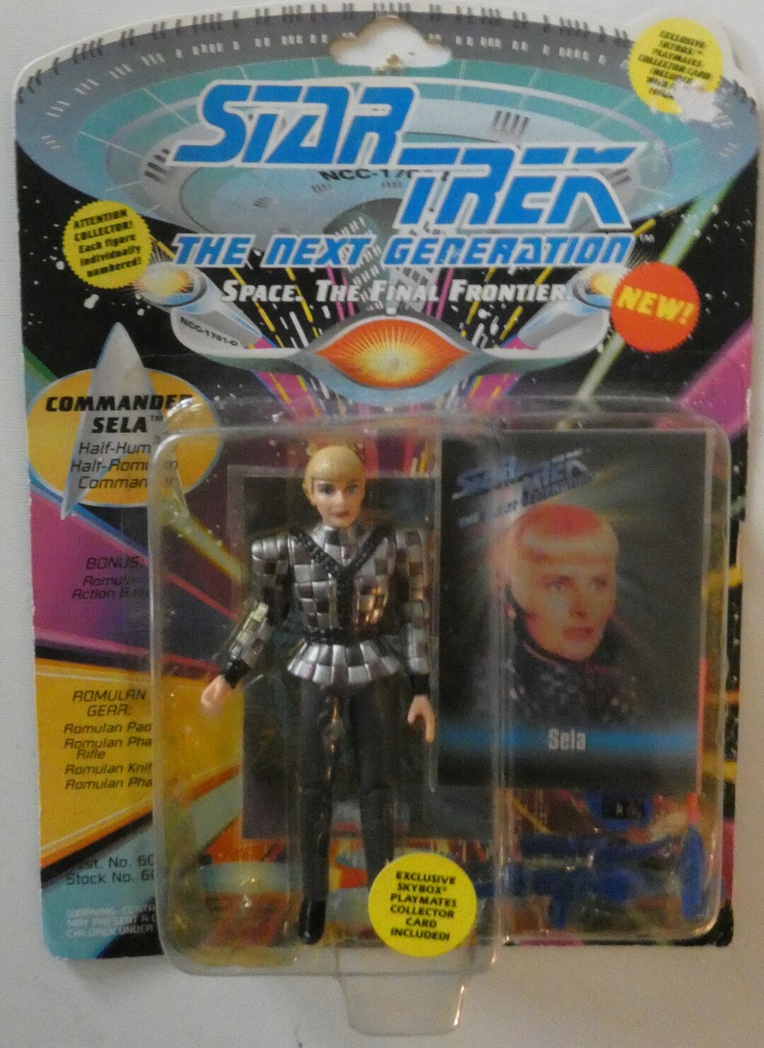 Commander Sela Action Figure: Star Trek TNG 1992, Playmates, Romulan ...