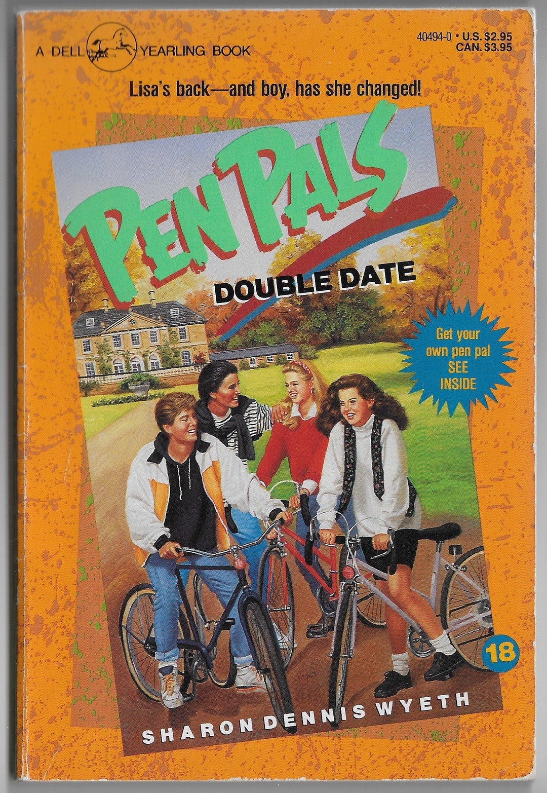 Book-pen Pals-double Date-wyeth-1991-paperback-teen Read-secret Santa ...