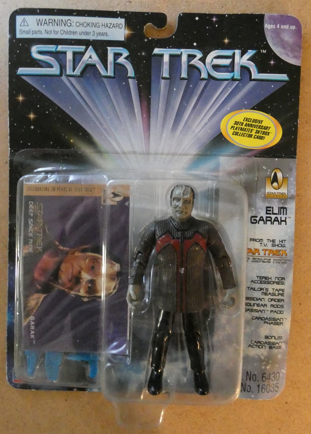 Star Trek Action Figure-elim Garak-deep Space Nine 1996 for Him - Etsy