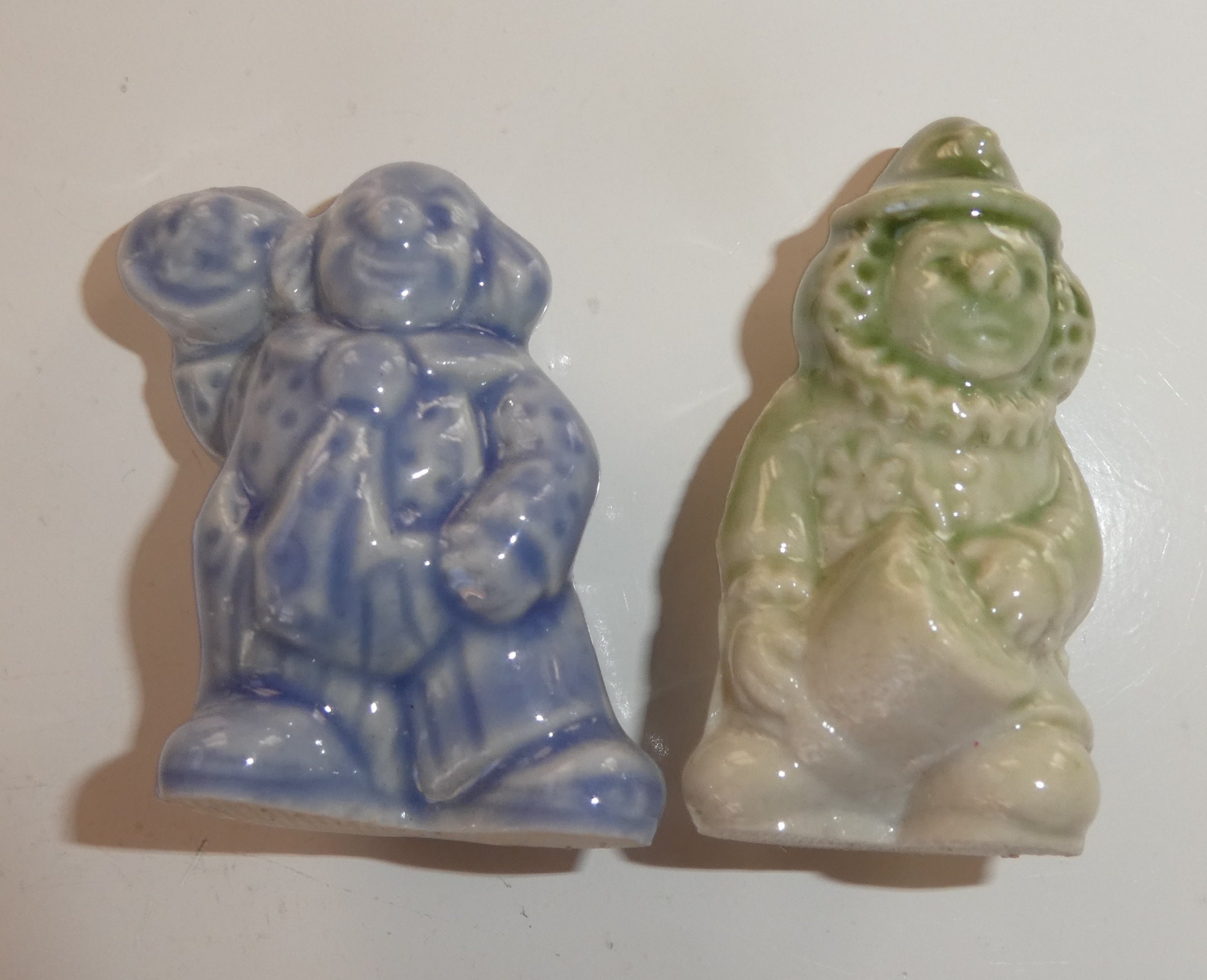 Wade Figurine-circus-clown-wade-green Clown-kids Reward Jar- - Etsy
