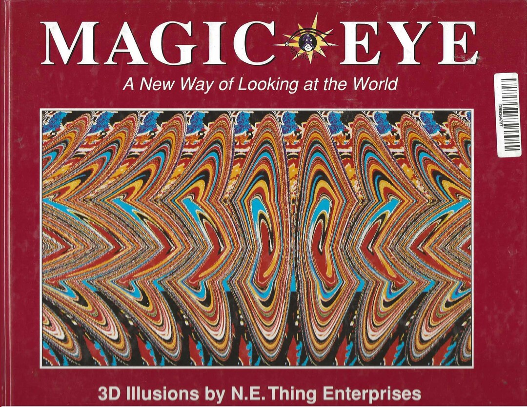 Disney's Magic Eye Book: 1993 Hardcover 3D Illusions-artist Present - Etsy