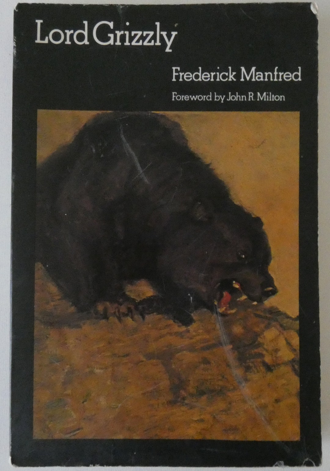 Soft Cover Book- Lord Grizzly- Frederick Manfred-vintage 1983 - Etsy