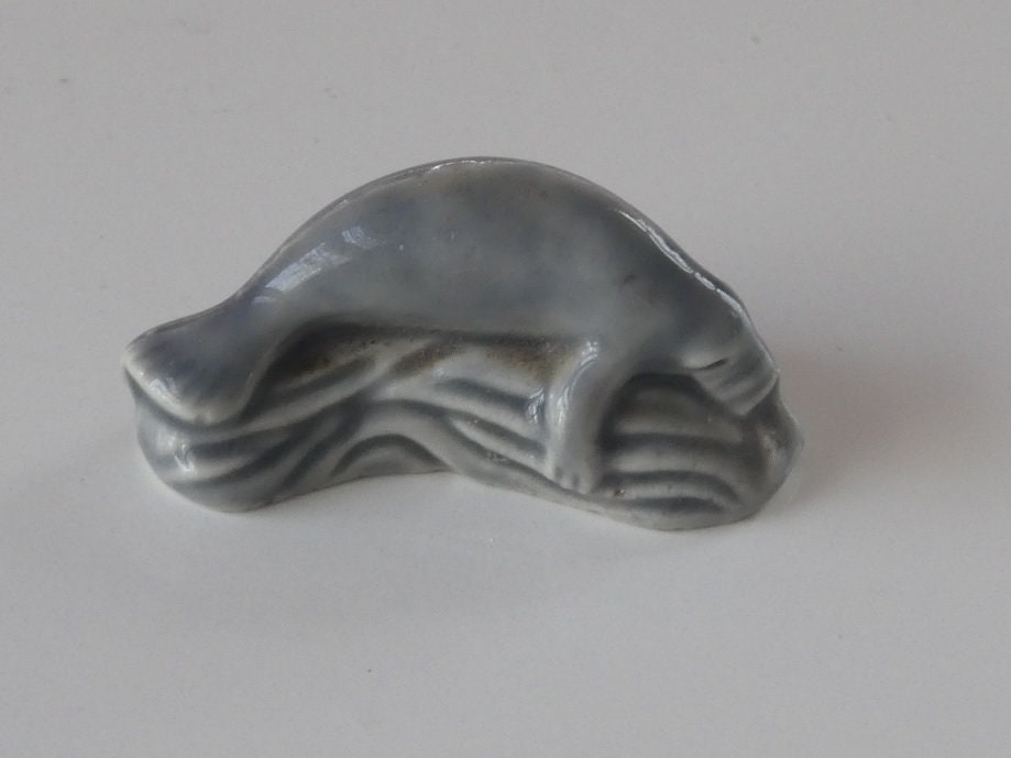 Manatee -wade-ceramic Figurine-kids Reward Jar- Animal Lover Gift - Etsy