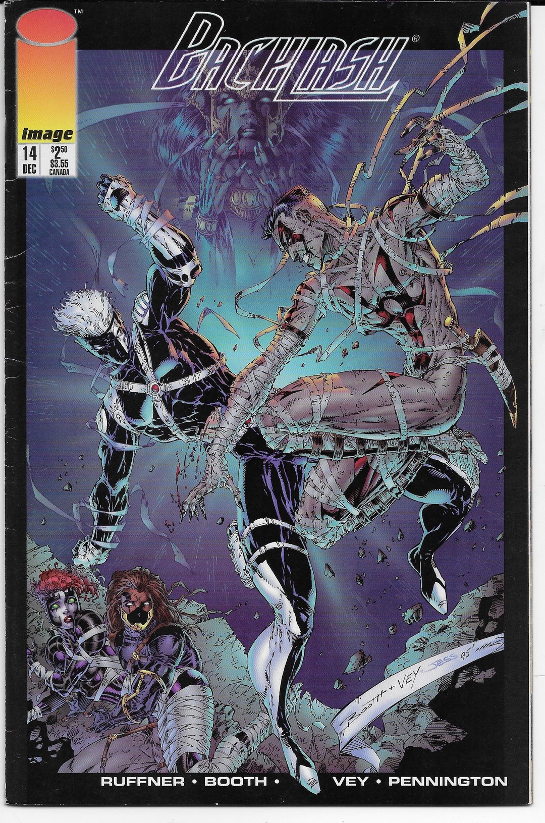Comic- Backlash-issue #14- Ruffner and Booth-november 1995 - Etsy