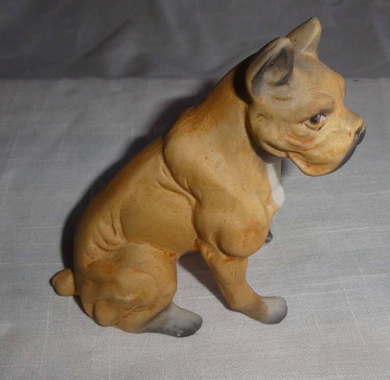 Boxer Dog Ceramic Figurine-birthday Gift-small Spaces - Etsy