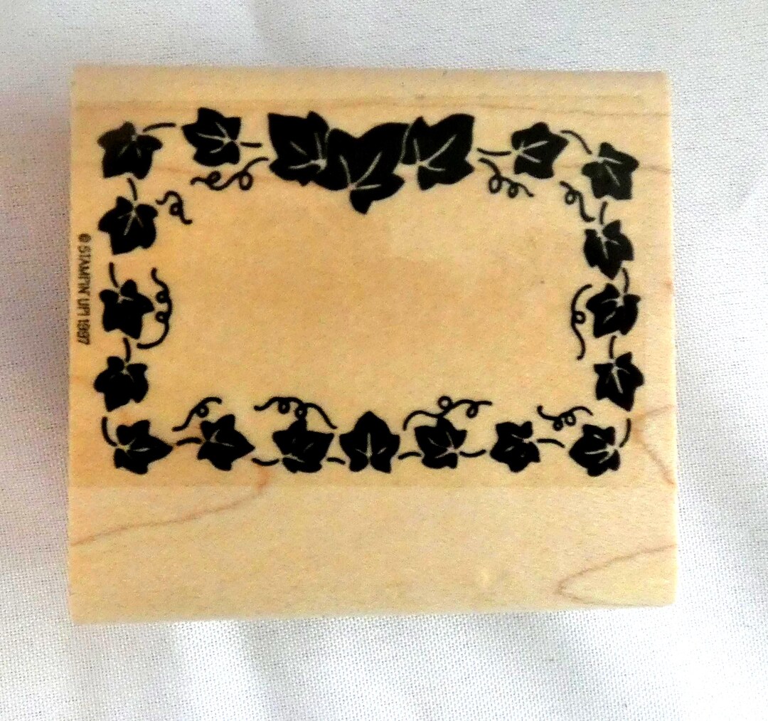 Stamp- Ivy Book Plate- 1997 Stamp-up - DIY Crafting - Etsy