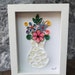 Framed Paper Quilling Flower Vase Quilled Floral Wall Art - Etsy