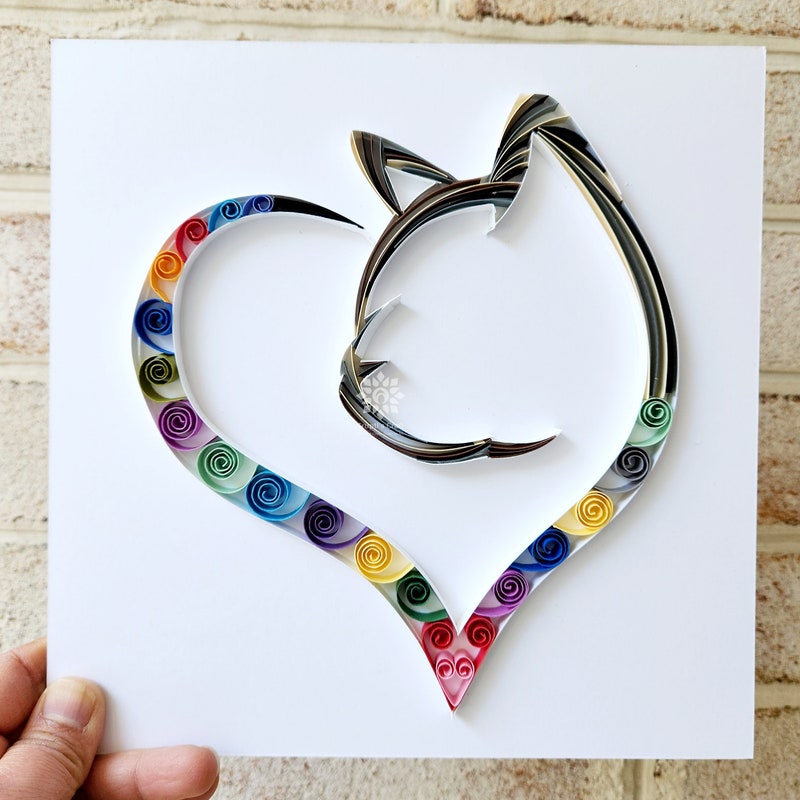 Quilled Heart - Etsy