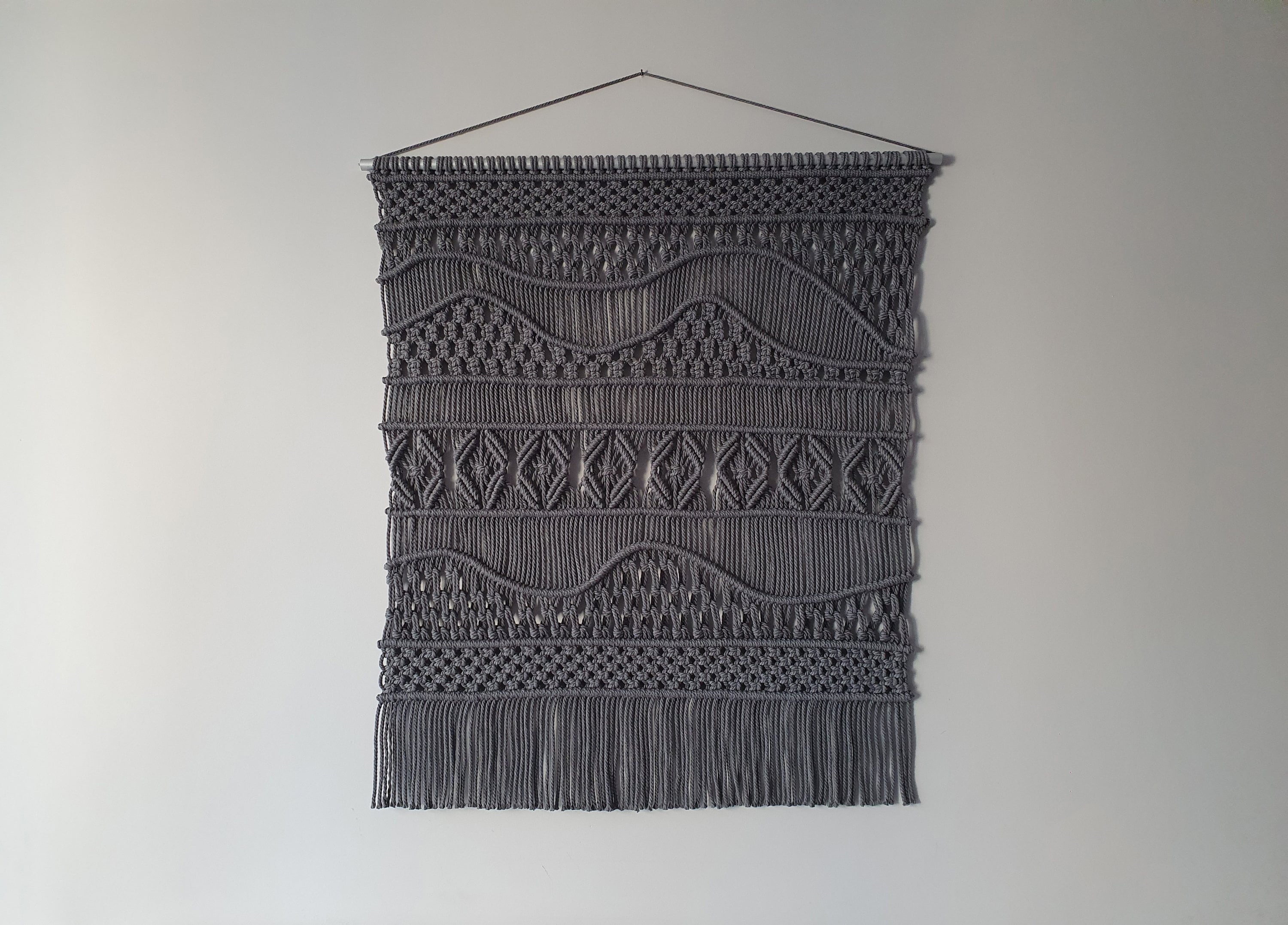 Digital Large Macrame Wall Hanging Pattern PDS60 - Instant Download - Etsy