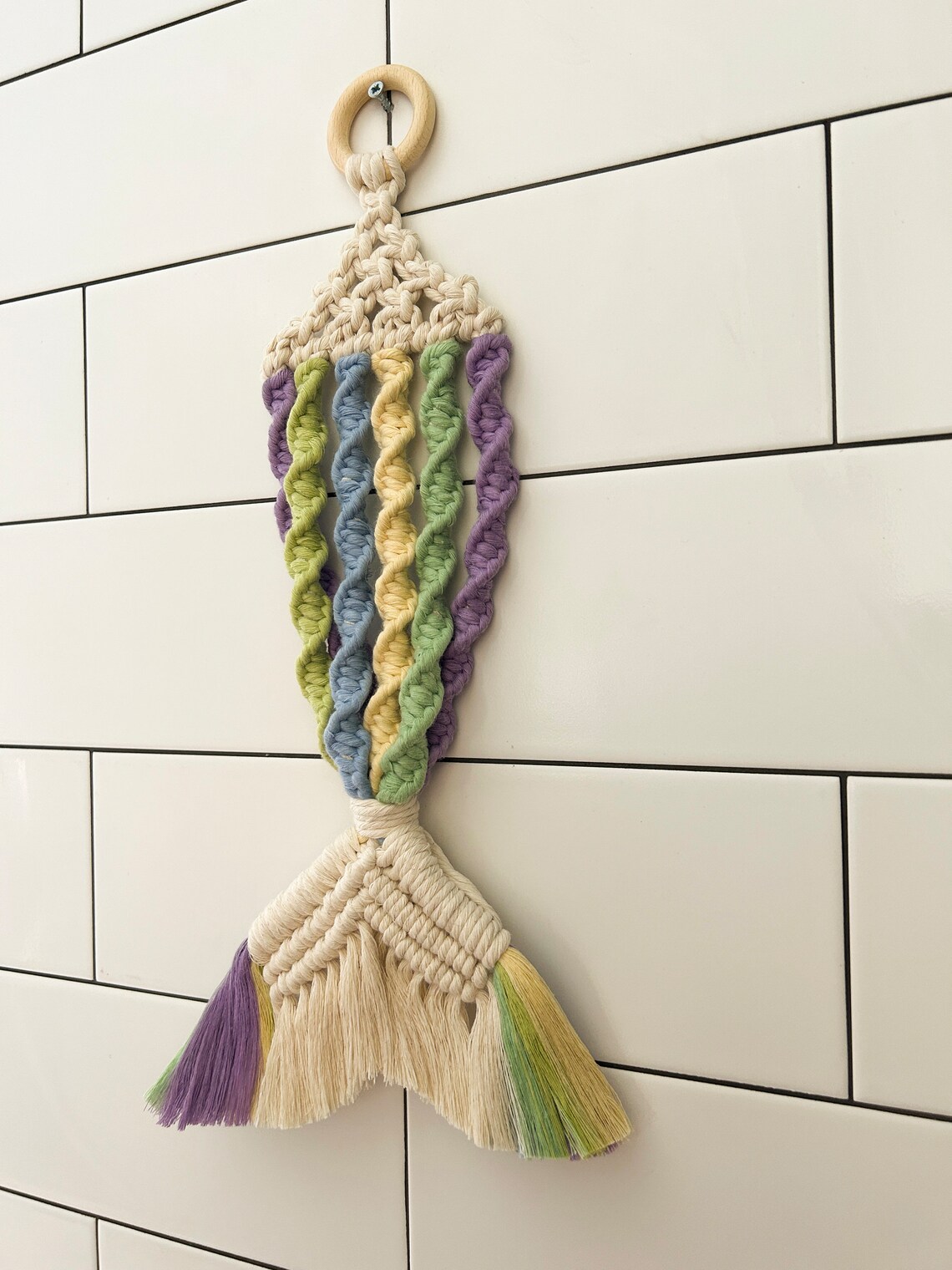 Digital Macrame Fish Pattern PCO01 - Instant Download - Etsy