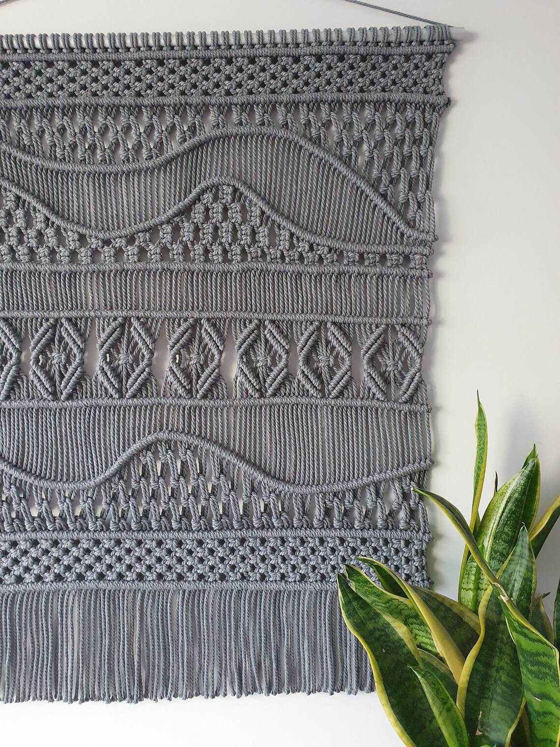Digital Large Macrame Wall Hanging Pattern PDS60 Instant - Etsy