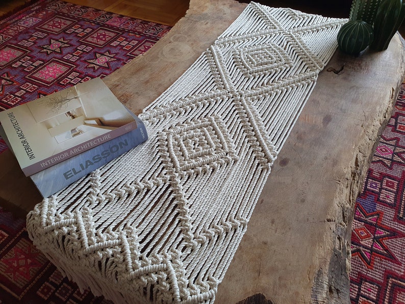 Digital Macrame Table Runner Pattern PR06 Instant Download - Etsy