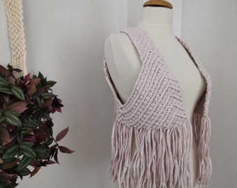 Macrame Vest | Etsy