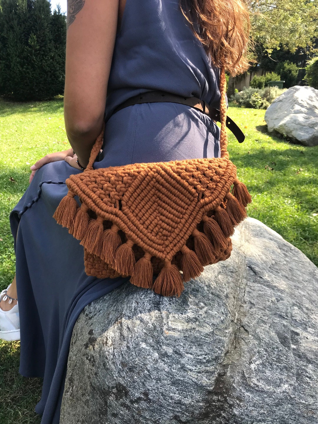 Digital Macrame Clutch Bag Pattern PC12 - Instant Download - Etsy
