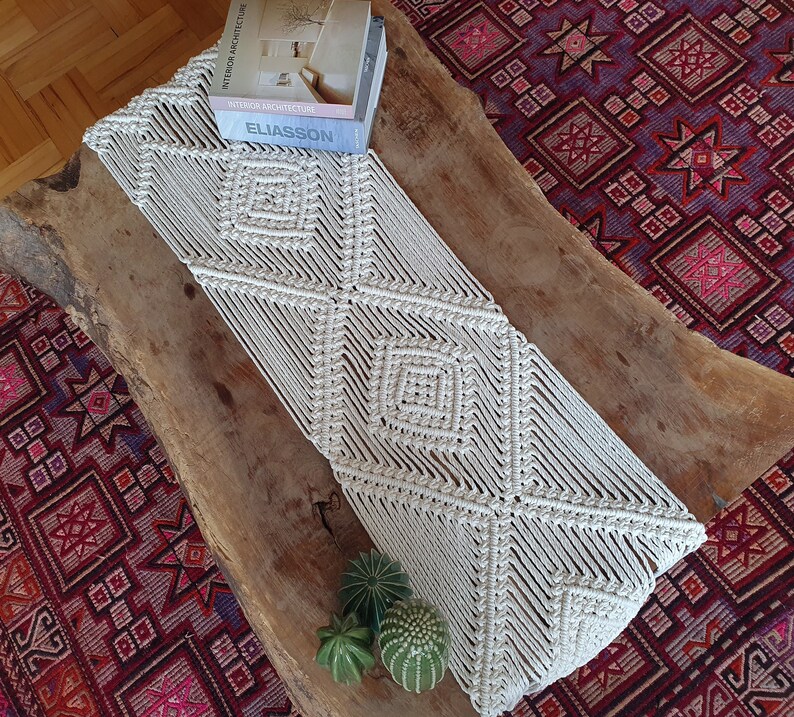 Digital Macrame Table Runner Pattern PR06 Instant Download - Etsy