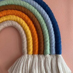 Large Macrame Rainbow Wall Hanging MGKL01 - Etsy