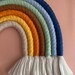 Large Macrame Rainbow Wall Hanging MGKL01 - Etsy