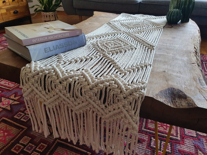 Digital Macrame Table Runner Pattern PR06 Instant Download - Etsy