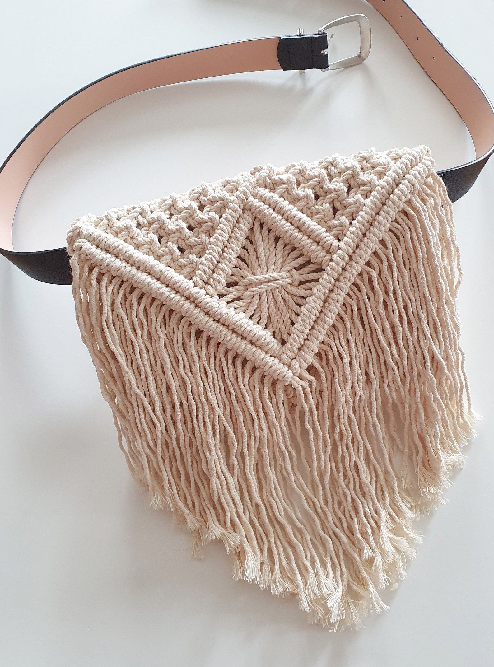Digital Macrame Belt Bag Pattern PBC01 - Instant Download - Etsy