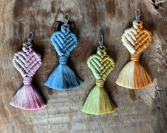 Digital Macrame Keychain Pattern PA02 Instant Download - Etsy