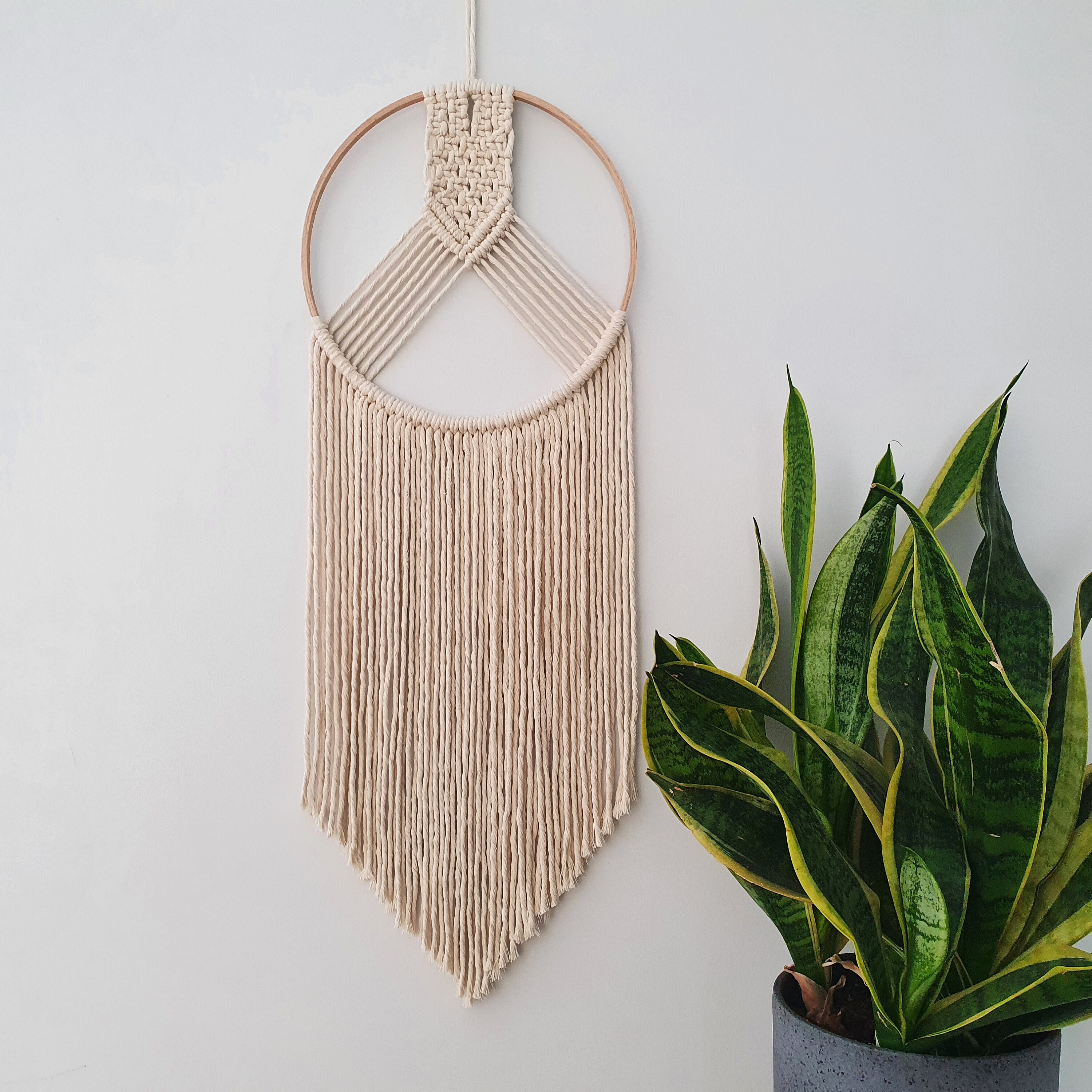 Digital Circle Macrame Wall Hanging Pattern PDS55 - Instant Download - Etsy