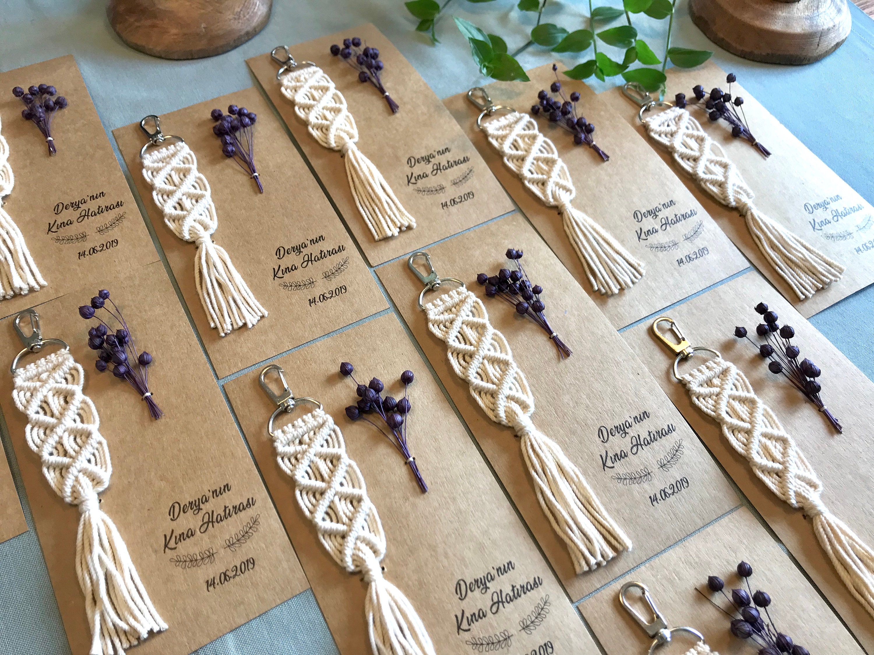 Digital Macrame Keychain Pattern PA01 - Instant Download - Etsy