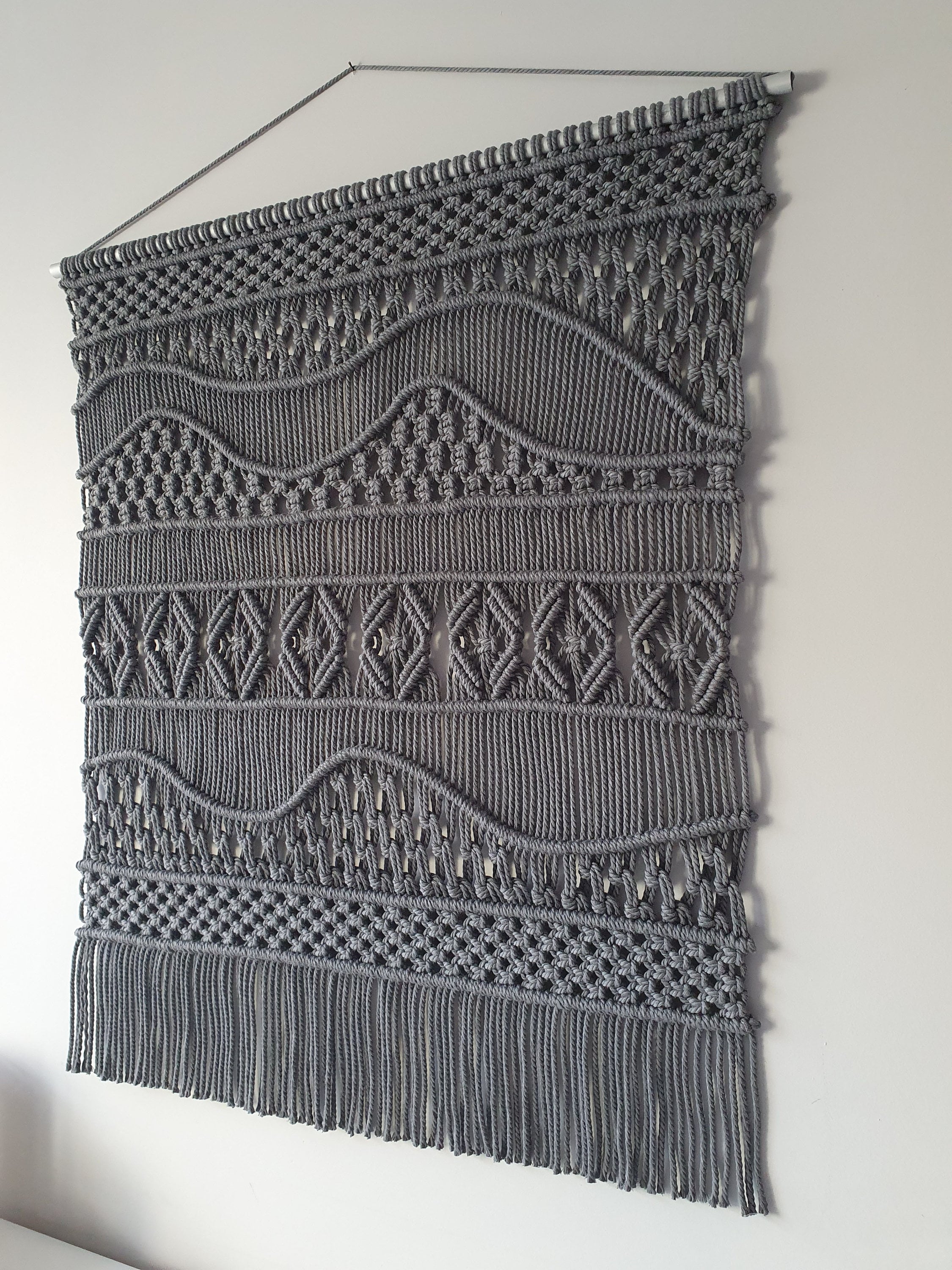 Digital Large Macrame Wall Hanging Pattern PDS60 - Instant Download - Etsy